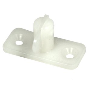 Horizontal Nylon Toggle Canopy Fastener- Double Height White | Smart Marine