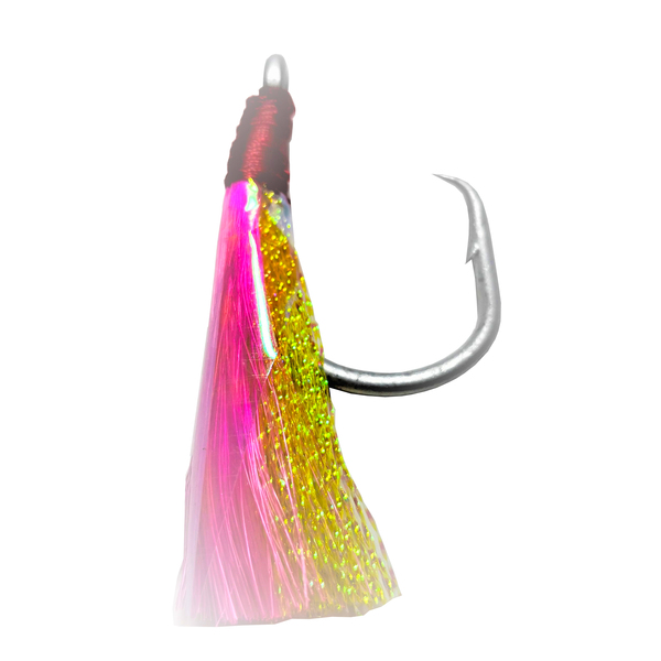Recurve Pink Flasher Hooks - 8 Pack | Smart Marine