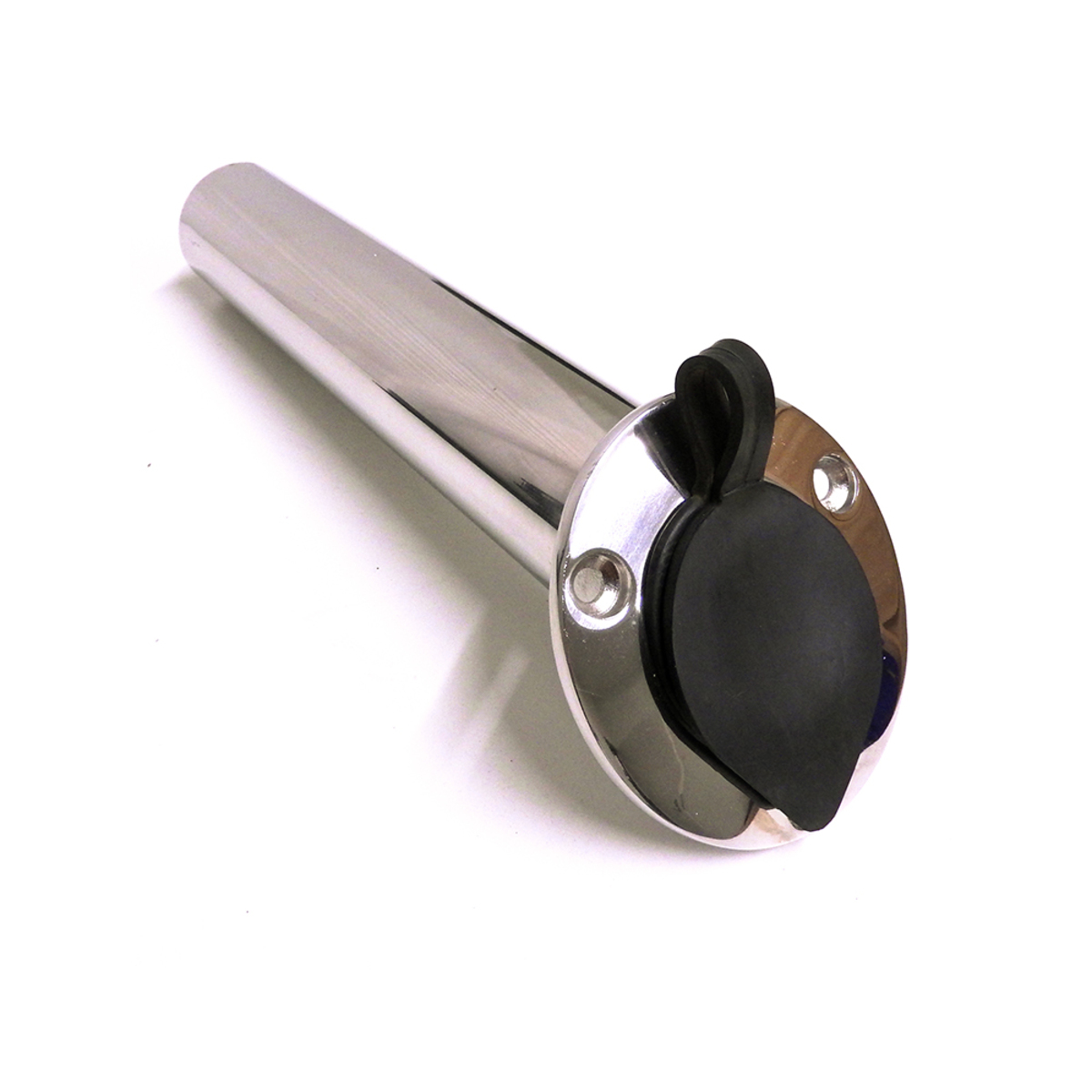 H/Duty Welded Cast 316 Grade Ss Flush Mt Angled Rod Holder W/Cap ...