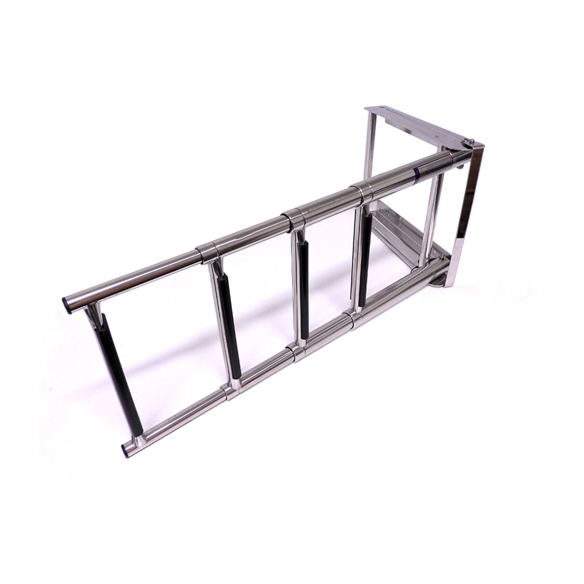 4 Step Telescopic Boarding Under Deck Platform Ladder - 316 Grade Ss ...