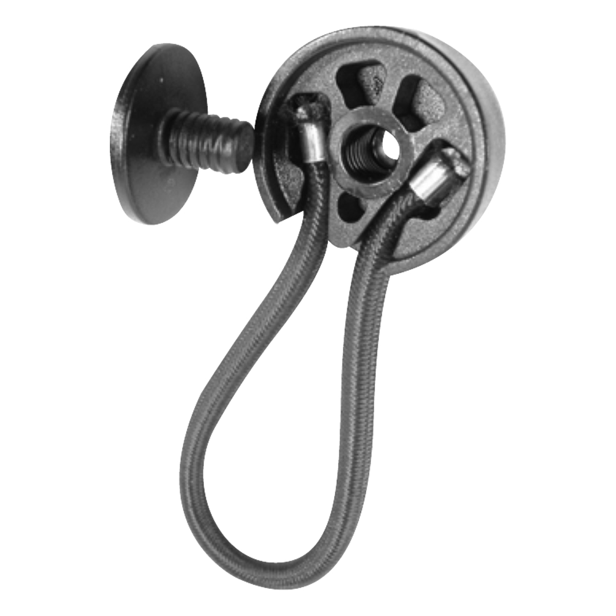 Shock Cord Tiedown Loop Latch 90Mm Black (New Style) | Smart Marine