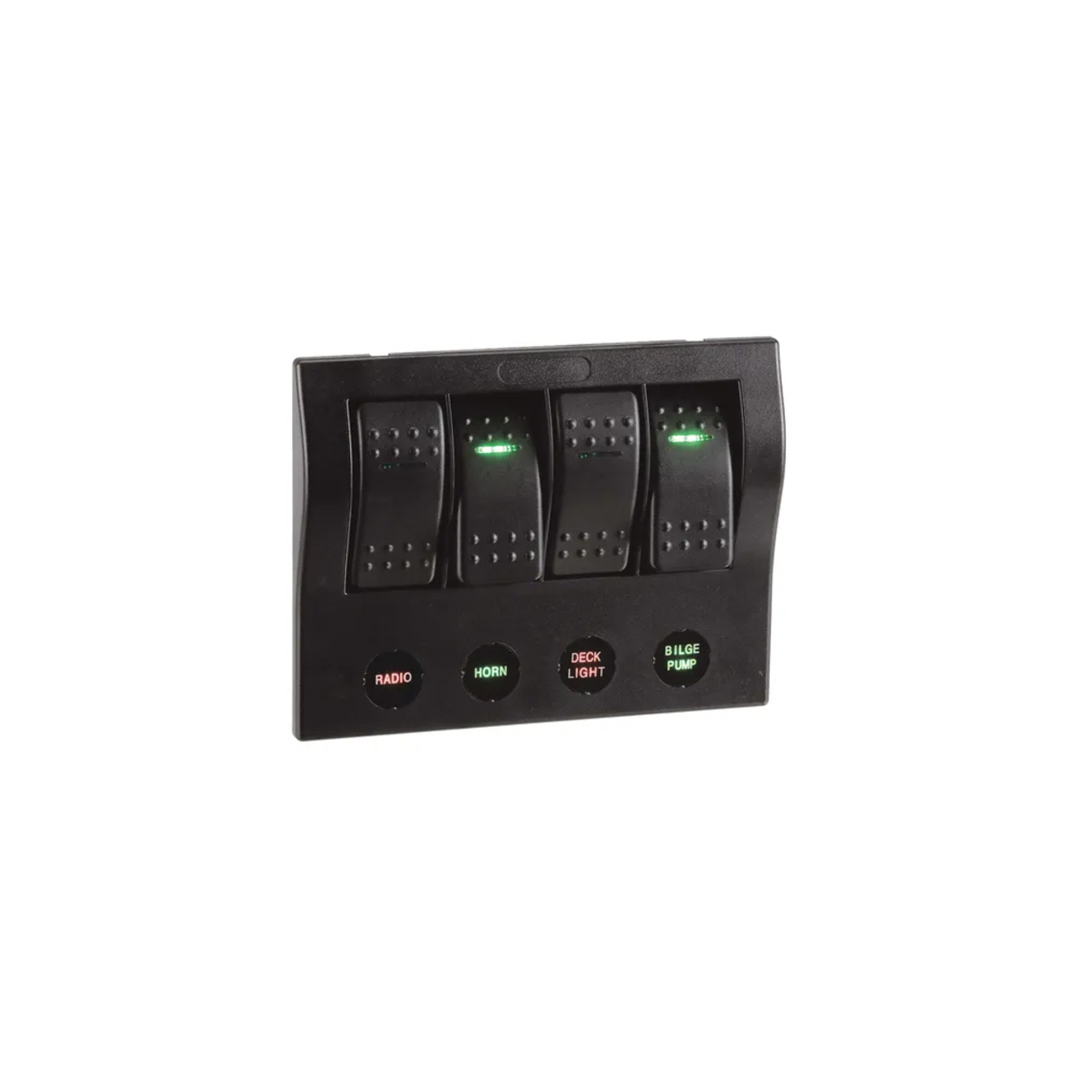 4-Way Led Sealed Switch Panel W/ Circuit Breakers | Smart Marine