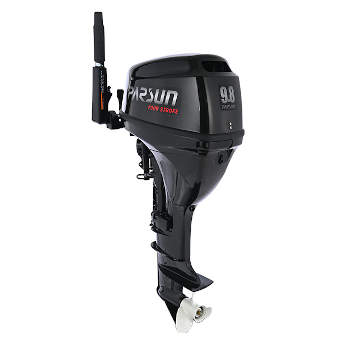 Outboard 9.8Hp 4 Stroke Short Shaft Electric Start & Tiller Control ...