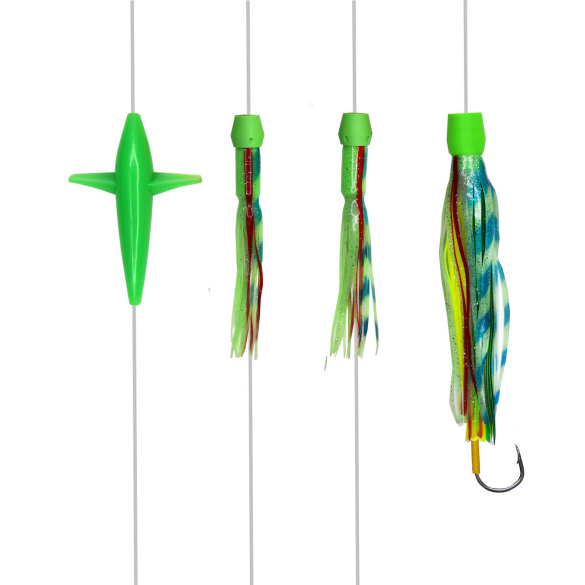 Daisy Chain Teaser No Brainer - Lumo Green Size 25 | Smart Marine