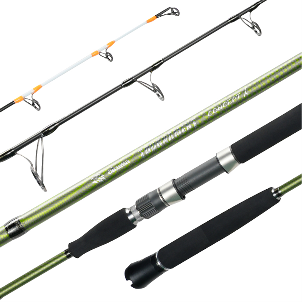Tomcat 8000/Tournament Concept X 531 5'3 200-350Gm Spin Jig Combo W ...