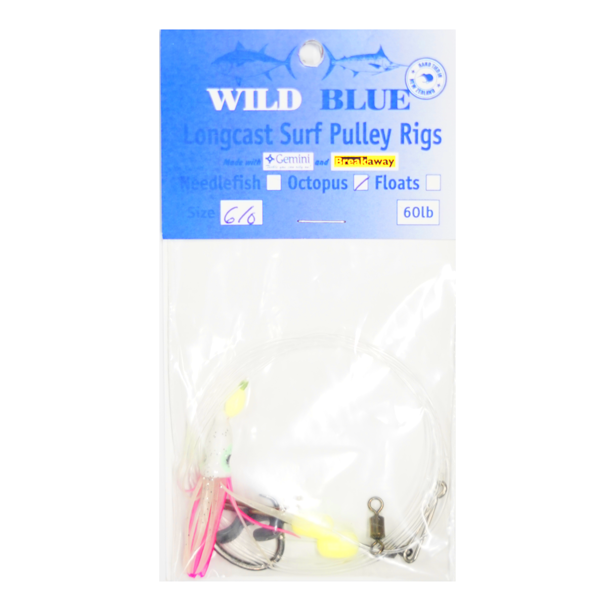 Longcast Rig With Mini Octopus & Recurve Hook - Pink | Smart Marine