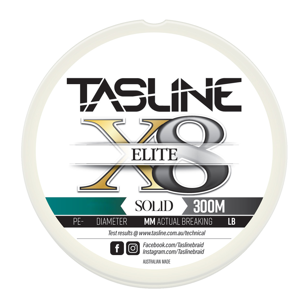 Elite X8 Braid White 300M - 40/50/60/80Lb | Smart Marine