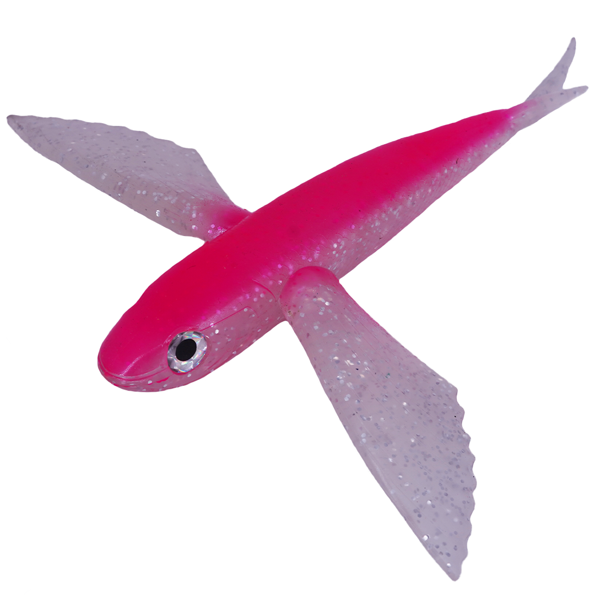Soft Flying Fish Lure Teaser 7" Or 8"- Pink | Smart Marine