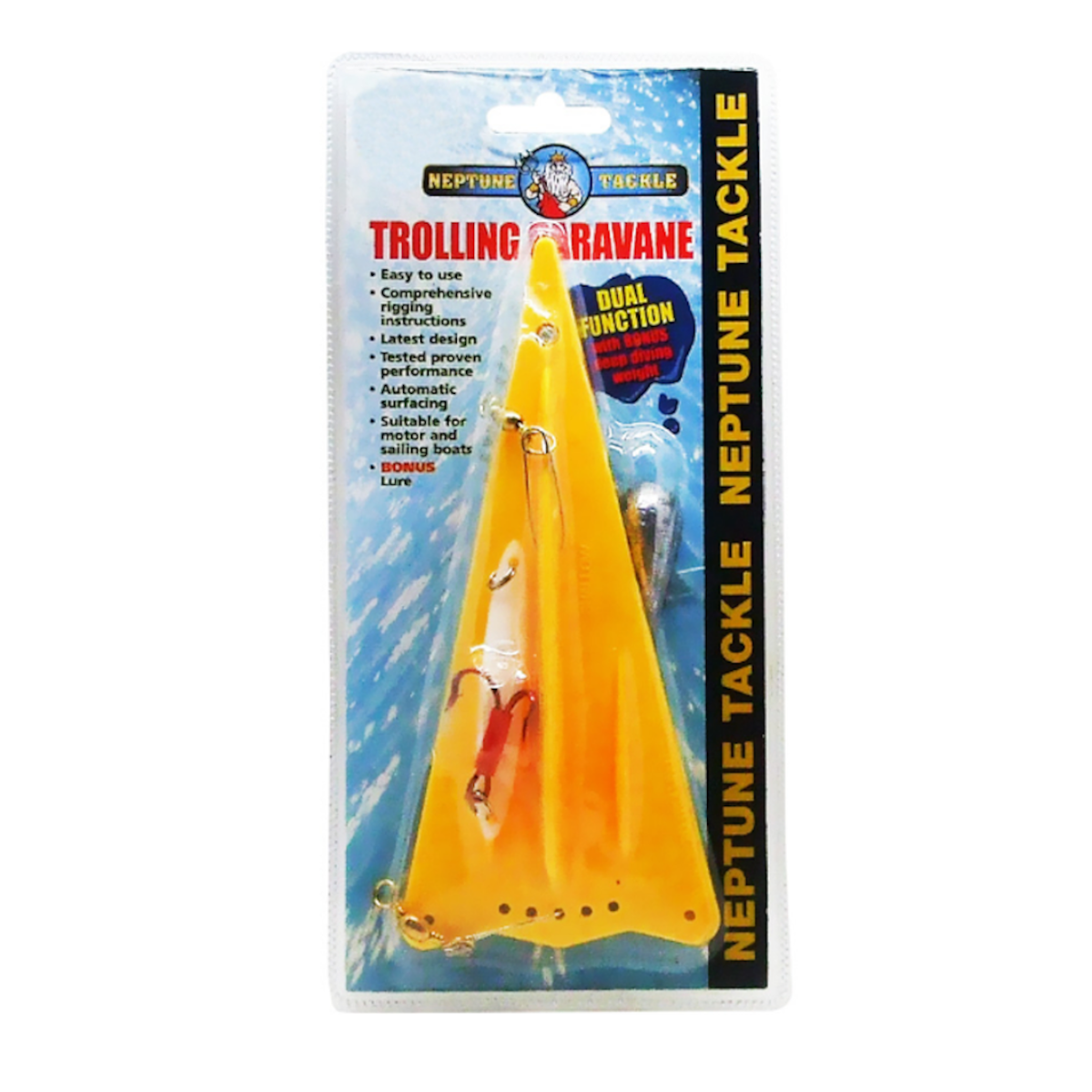 Trolling Fishing Paravane With Lure & Bonus Weight | Smart Marine